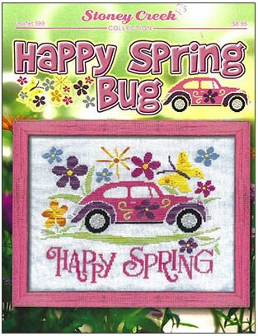 HAPPY SPRING BUG * Stoney Creek * Cross Stitch Pattern - Etsy