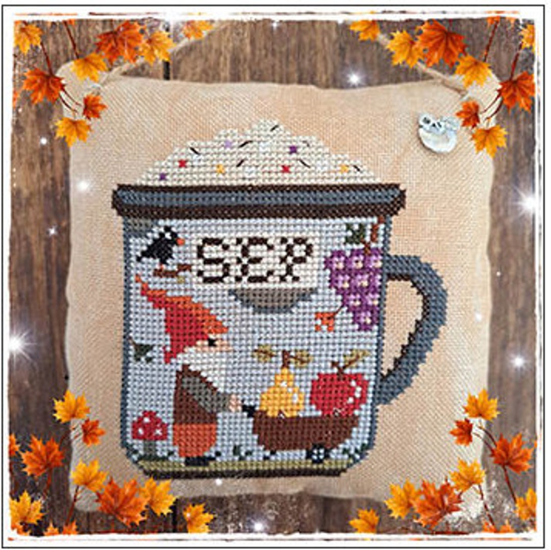 MONTHS in A MUG - SEPTEMBER * Fairy Wool in the Wood * Cross Stitch ...