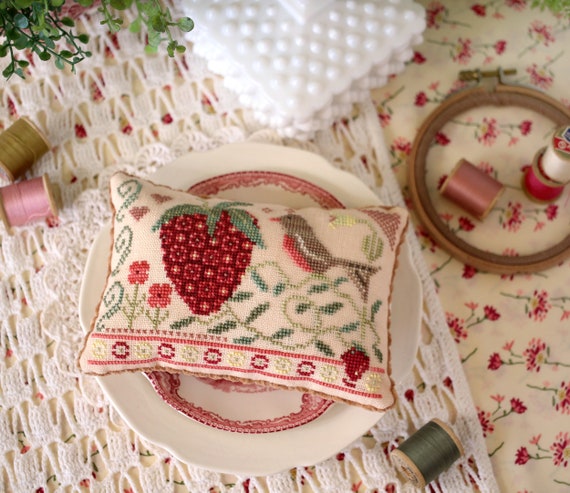 STRAWBERRY FAIRE October House Fiber Arts Cross Stitch - Etsy