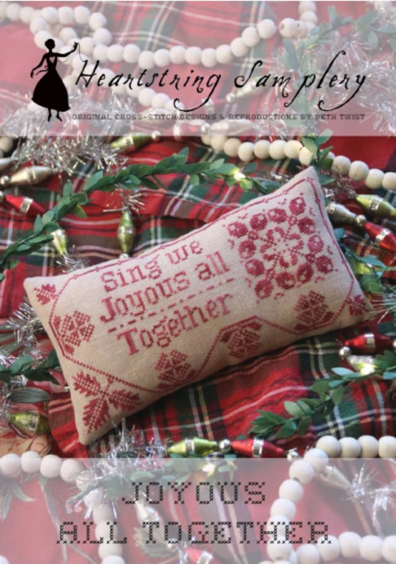 JOYOUS ALL TOGETHER Heartstring Sampler Cross Stitch Pattern-2 - Etsy