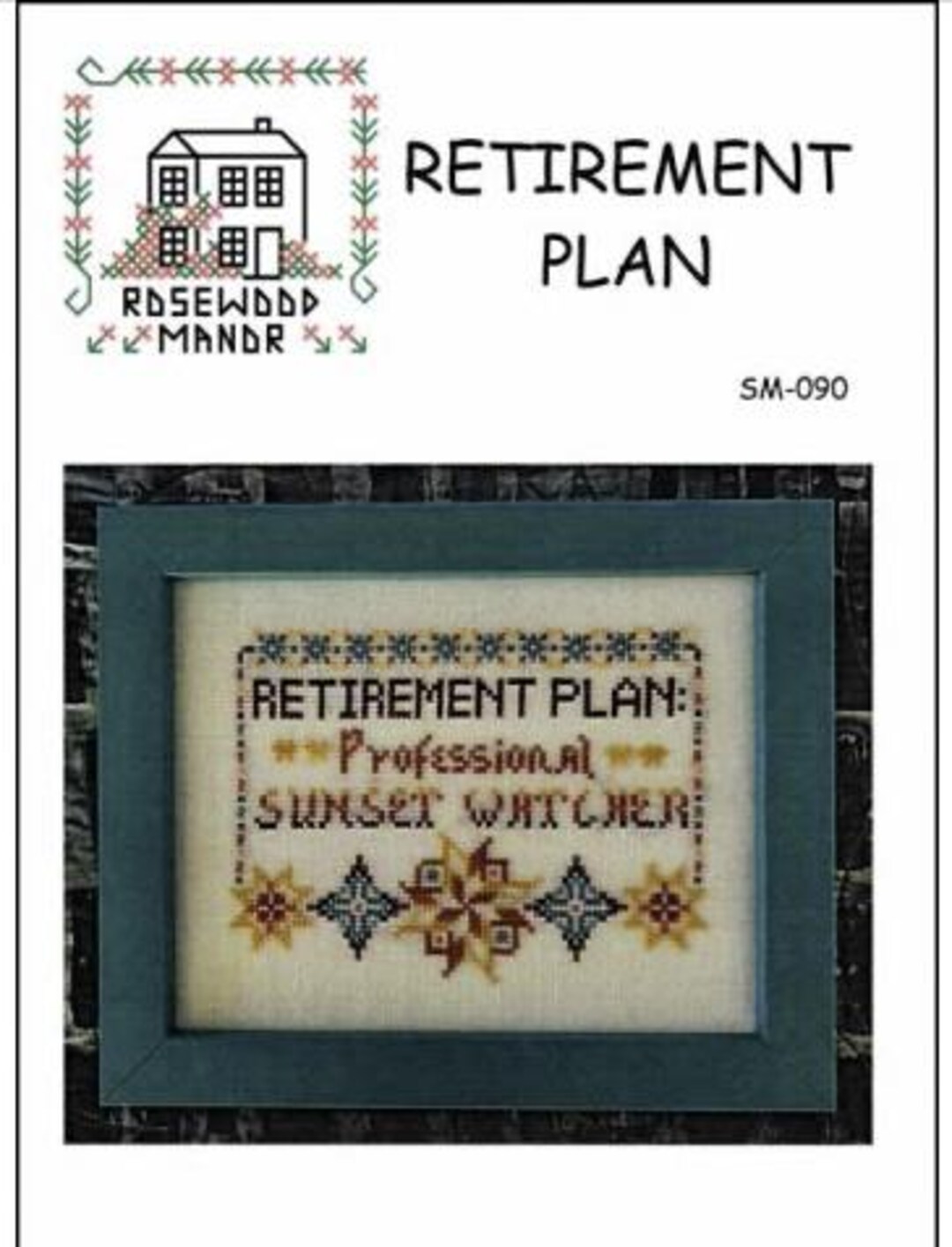RETIREMENT PLAN * Rosewood Manor * Cross Stitch Pattern 2 - Etsy