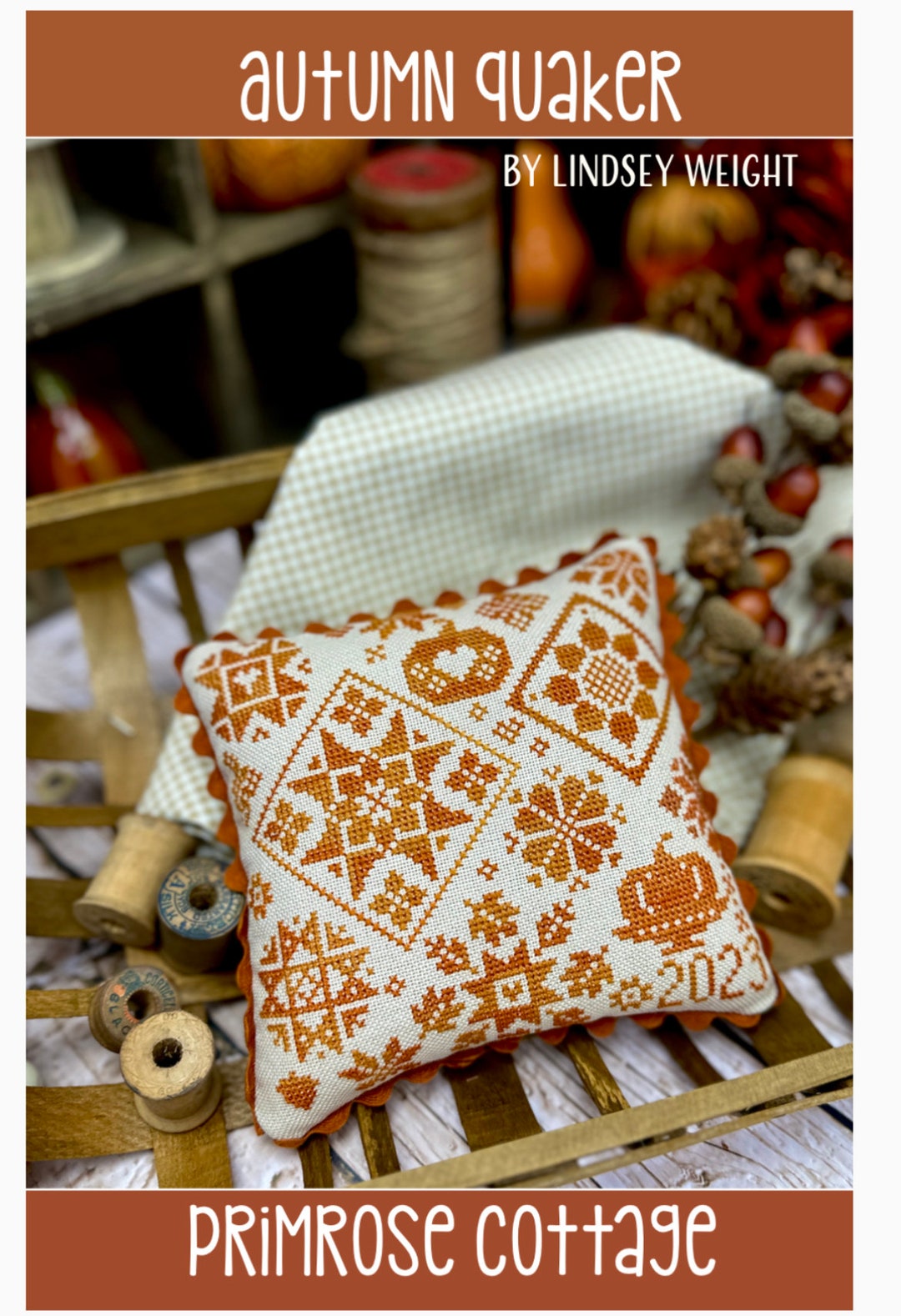 AUTUMN QUAKER * Primrose Cottage Stitches * Cross Stitch Pattern-b - Etsy