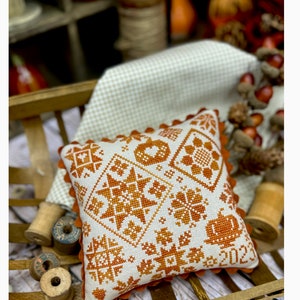 AUTUMN QUAKER * Primrose Cottage Stitches * Cross Stitch Pattern-2 - Etsy