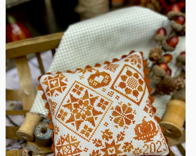 AUTUMN QUAKER * Primrose Cottage Stitches * Cross Stitch Pattern-b - Etsy