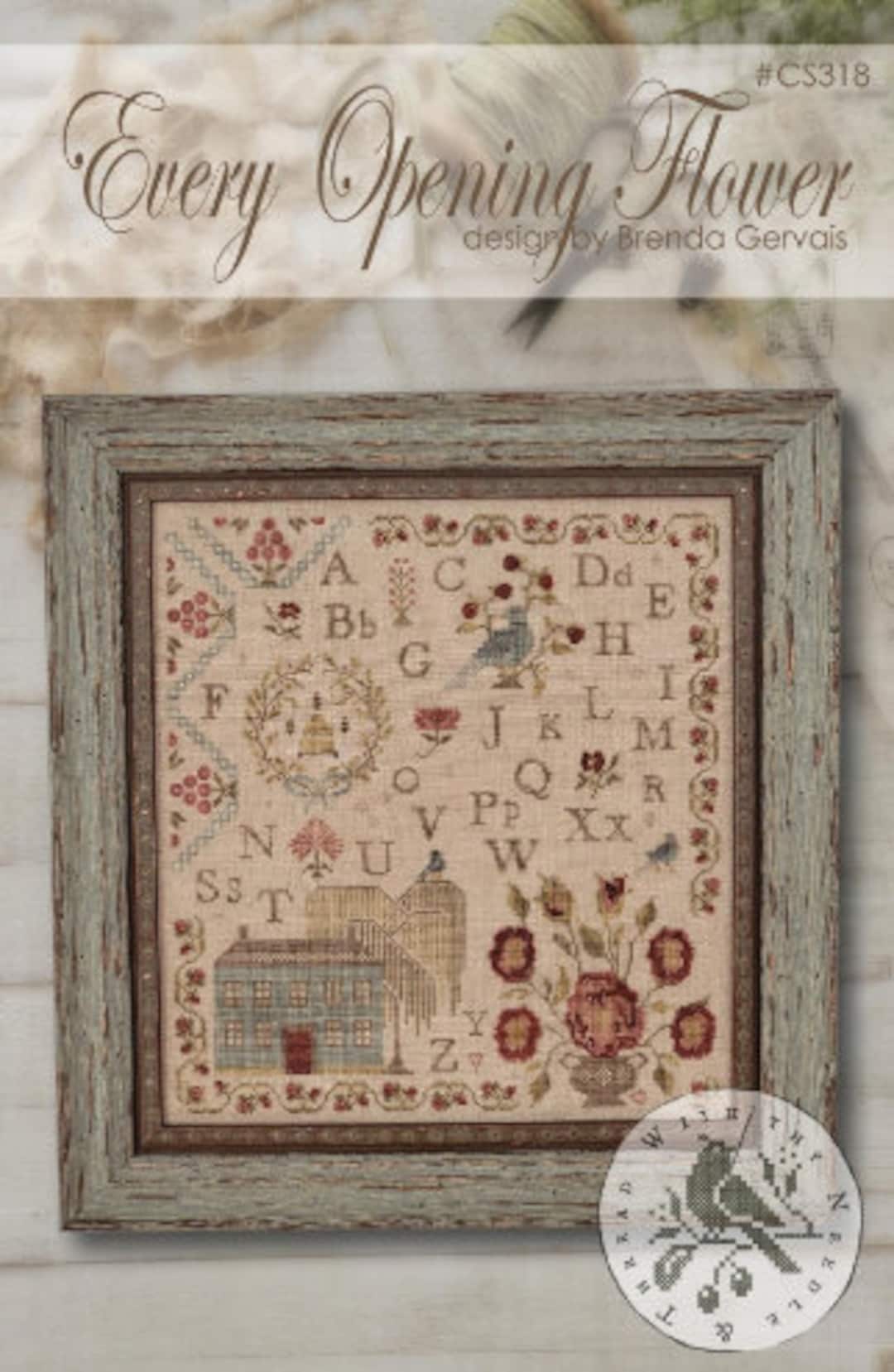 EVERY OPENING FLOWER * With Thy Needle and Thread * Counted Cross ...