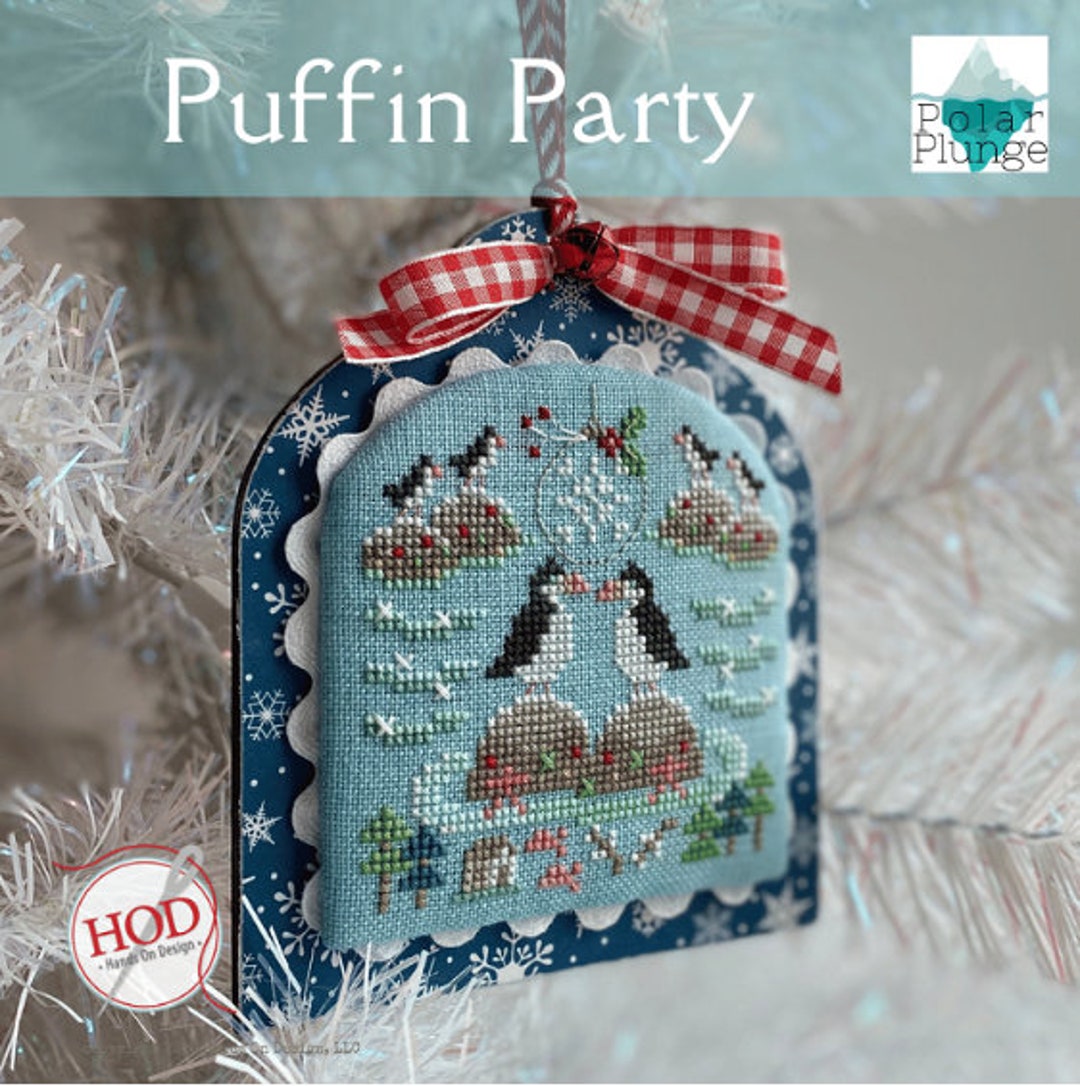 PUFFIN PARTY * Hands on Design * Cross Stitch-2 - Etsy