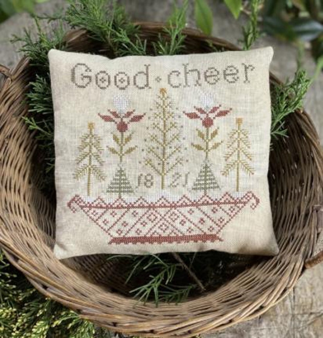 BASKET OF CHEER * Notforgotten Farm * Cross Stitch Pattern-2 - Etsy