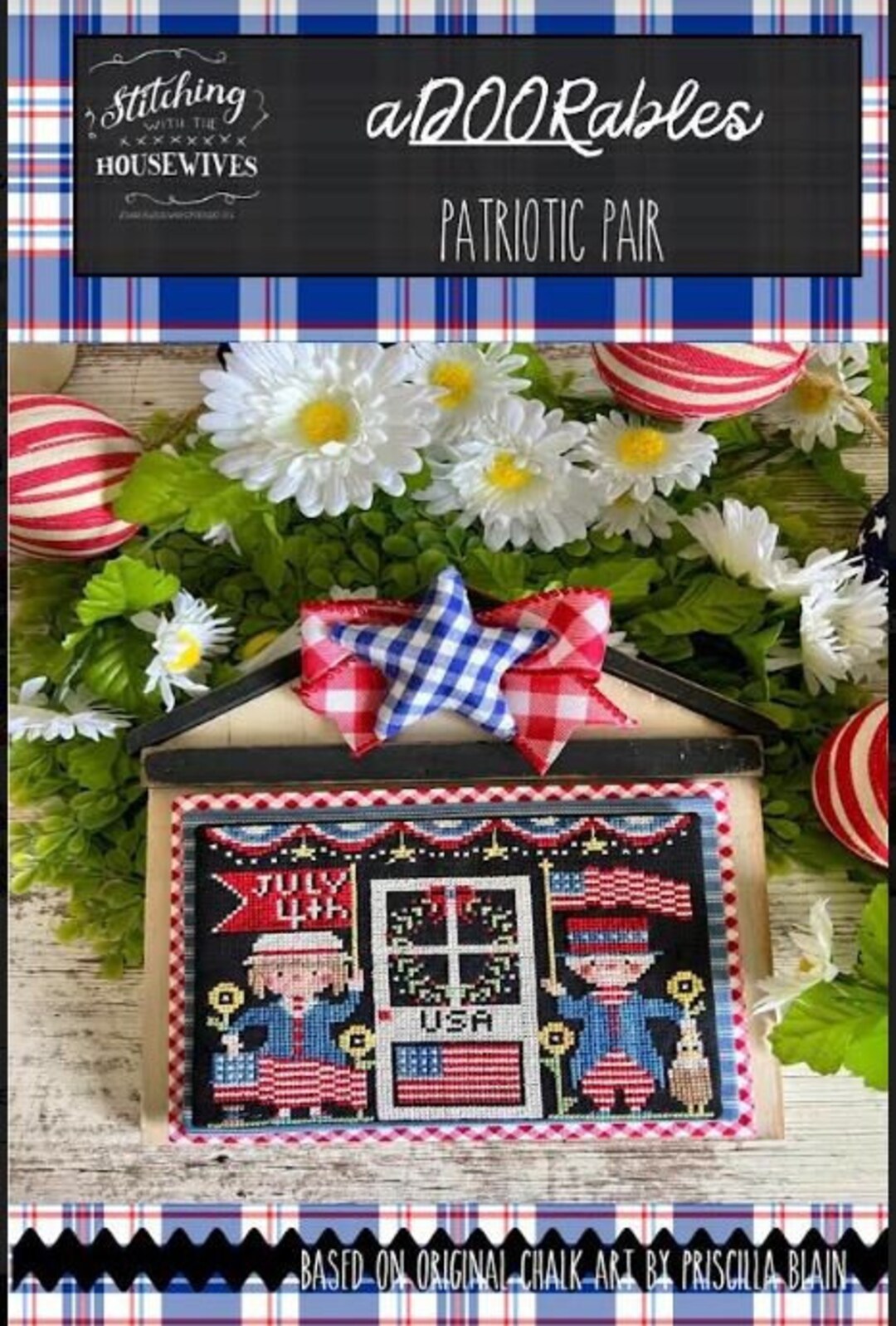 Adoorables Patriotic Pair * Stitching With the Housewives * Counted ...