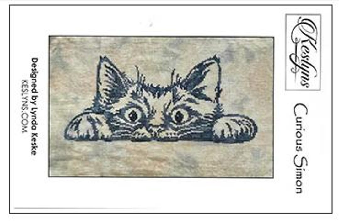 CURIOUS SIMON * Keslyn's * Cross Stitch Pattern-b - Etsy