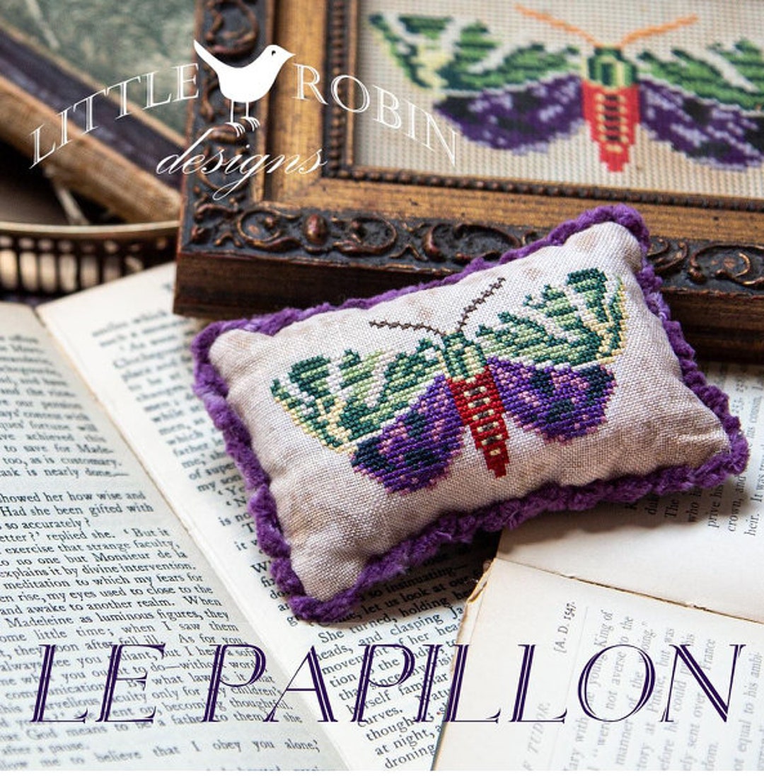 LE PAPILLON * Little Robin Designs * Cross Stitch Pattern-2 - Etsy