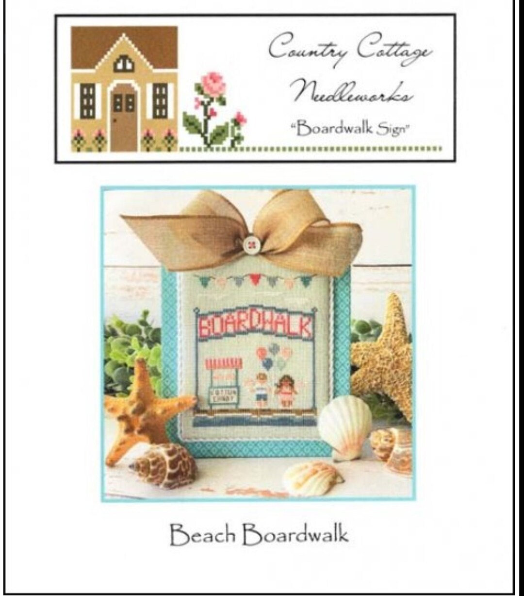 BEACH BOARDWALK * Boardwalk Sign * 4th in Series * Country Cottage ...