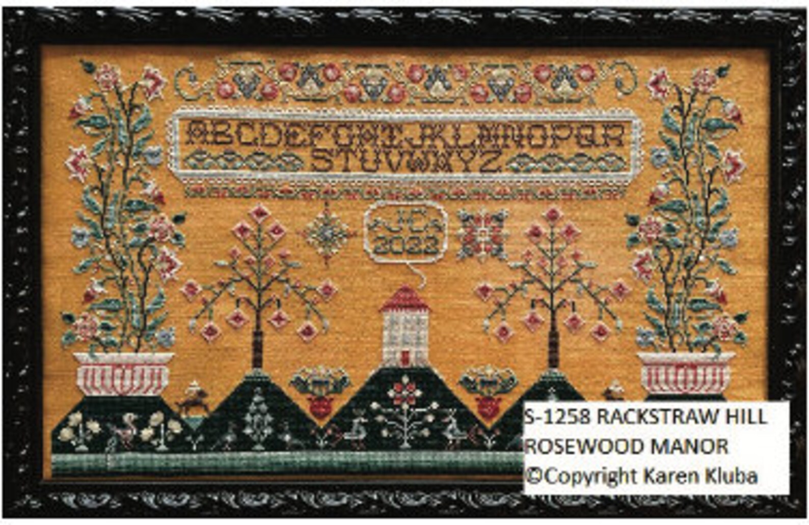 RACKSTRAW HILL * Rosewood Manor * Cross Stitch Pattern-3 - Etsy