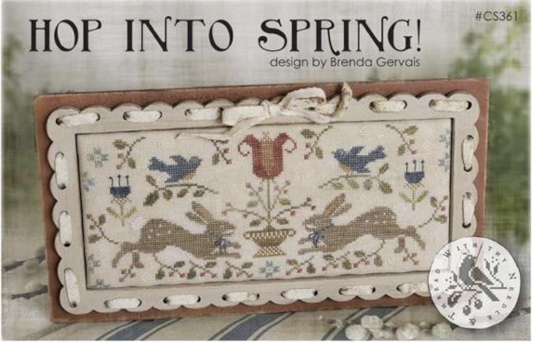 HOP INTO SPRING * Brenda Gervais * With Thy Needle & Thread * Cross ...