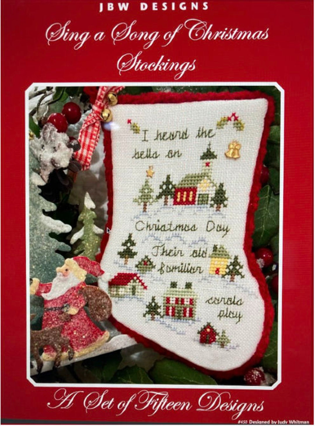 Sing a Song of Christmas Stockings * A Set of 15 Designs * JBW Designs ...