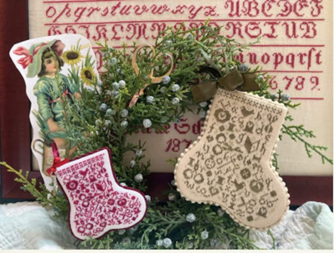 A STITCHER'S STOCKING * JBW Designs * Cross Stitch Pattern-1 - Etsy
