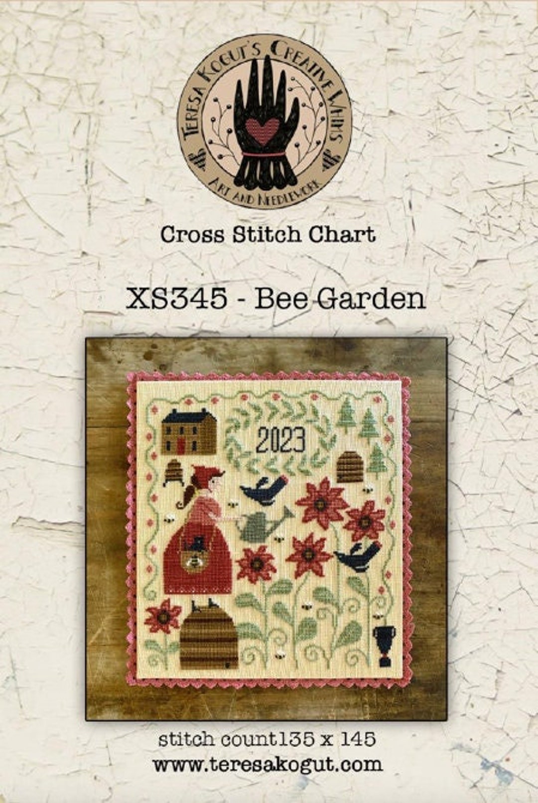 BEE GARDEN * Teresa Kogut * Counted Cross Stitch Pattern-2 - Etsy