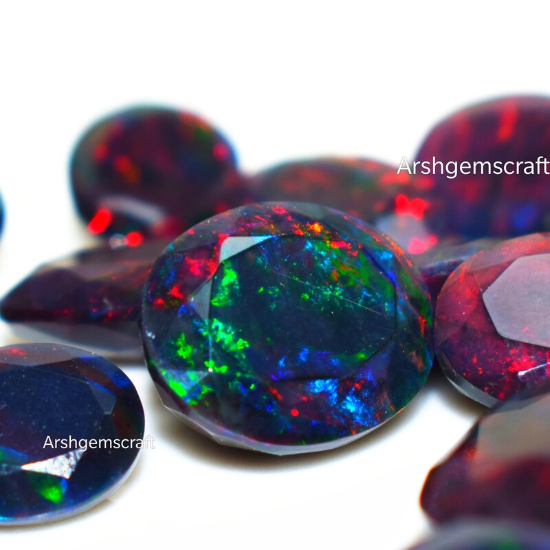 Faceted Opal - Etsy