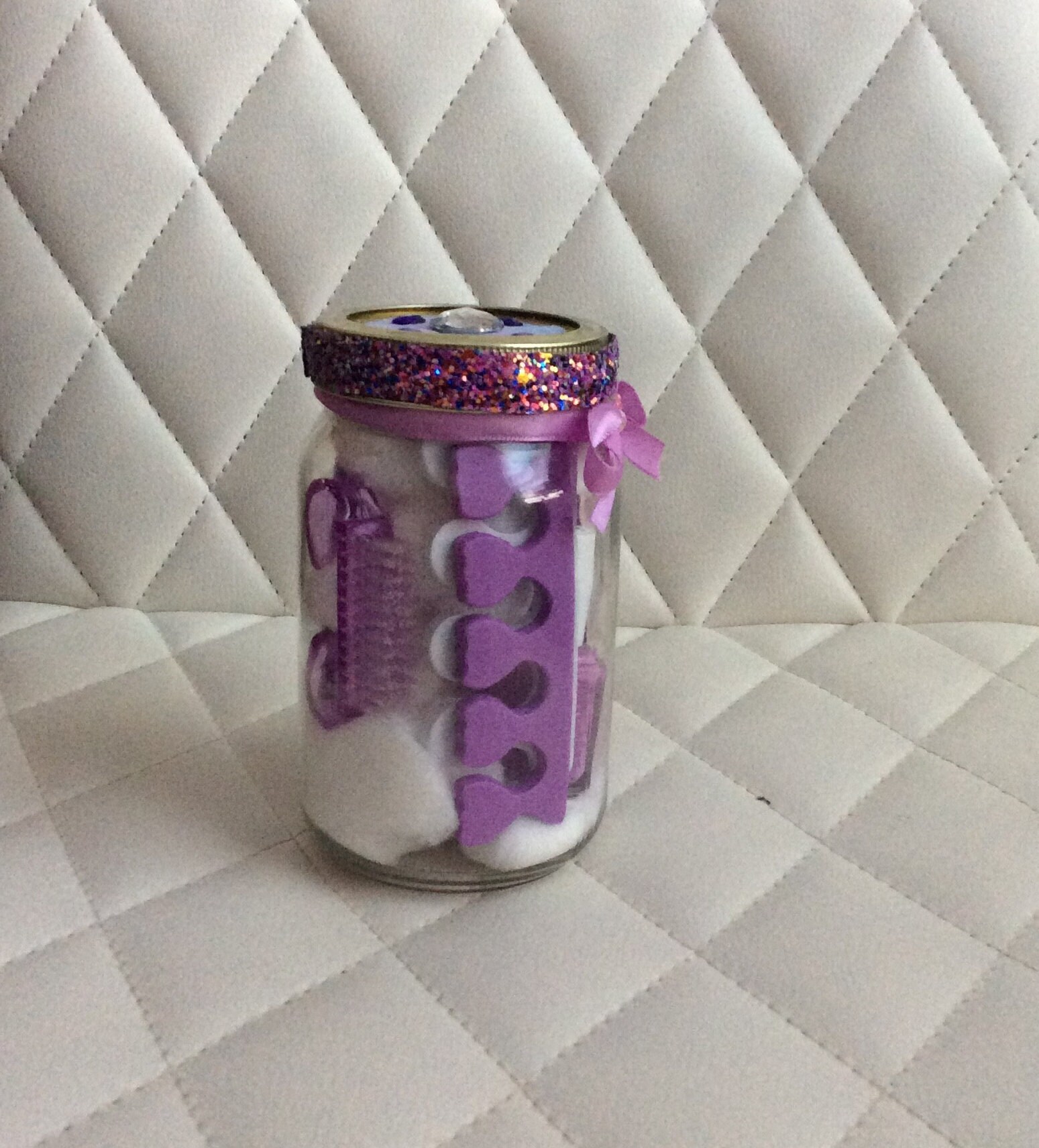 Perfect Purple Pedicure in a Jar - Etsy