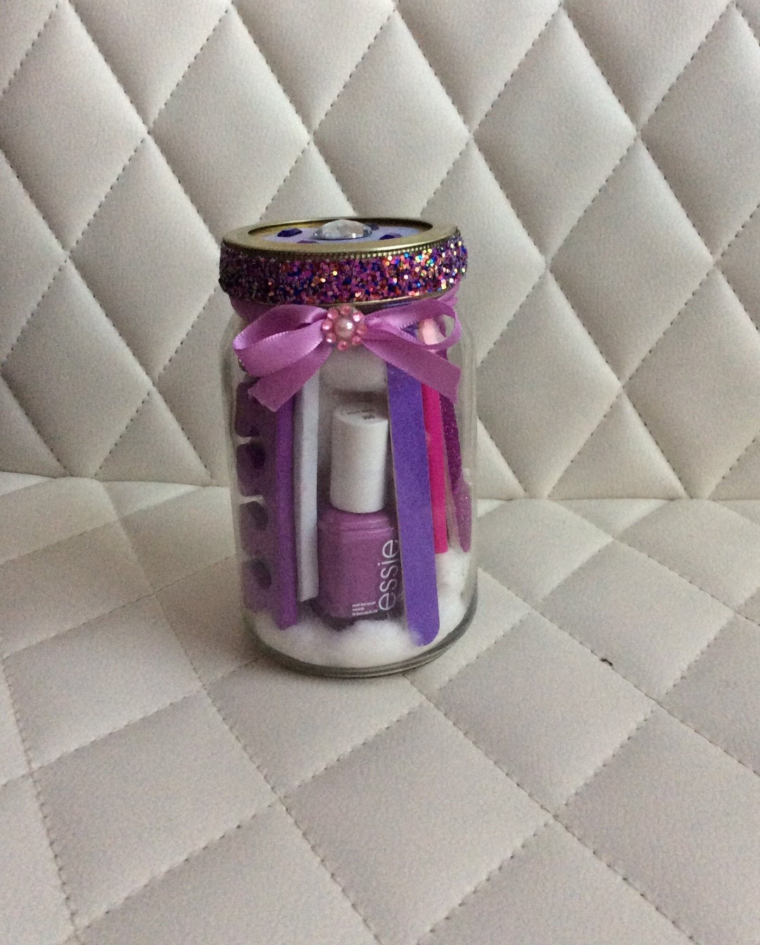 Perfect Purple Pedicure in a Jar - Etsy