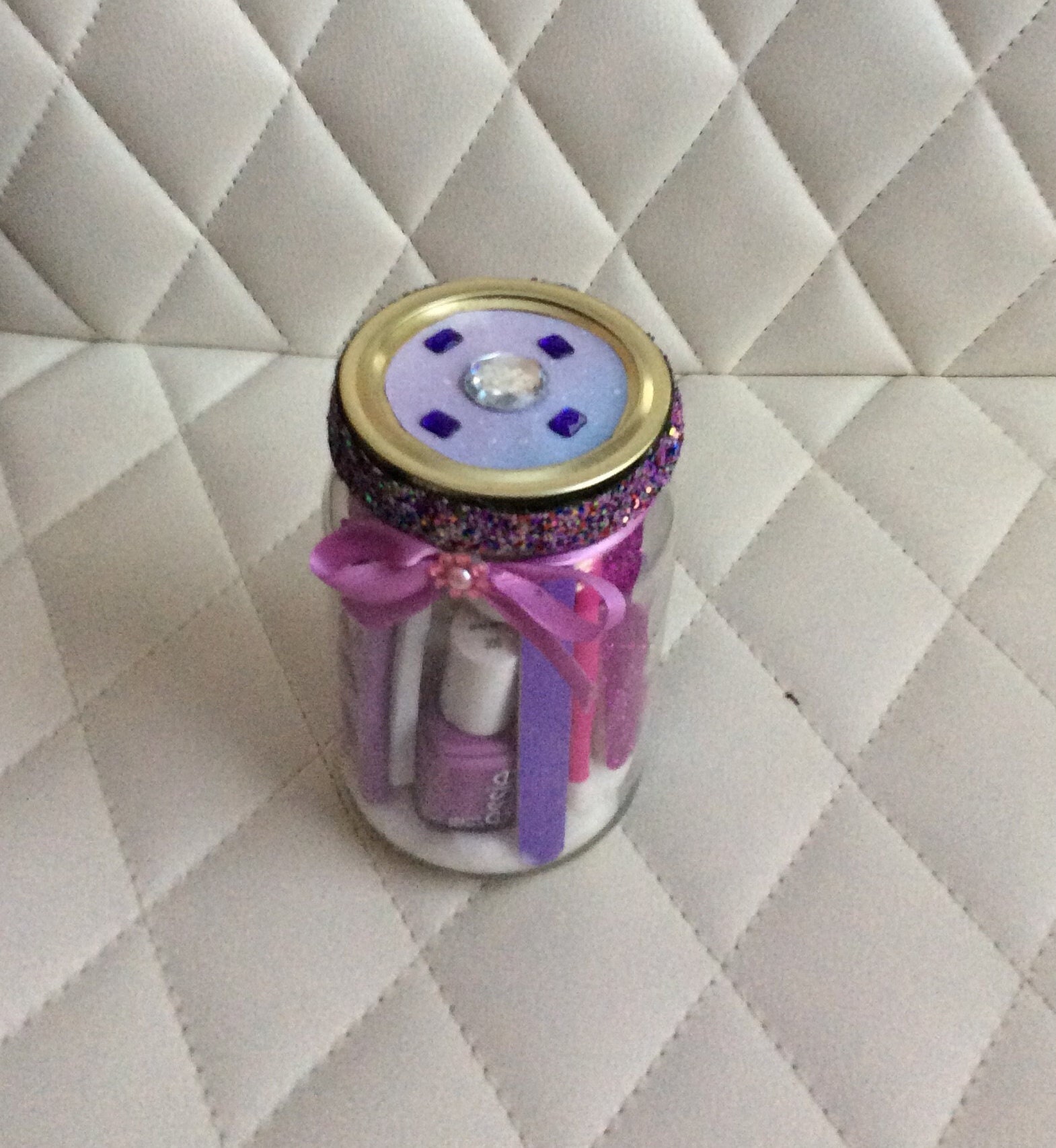 Perfect Purple Pedicure in a Jar - Etsy