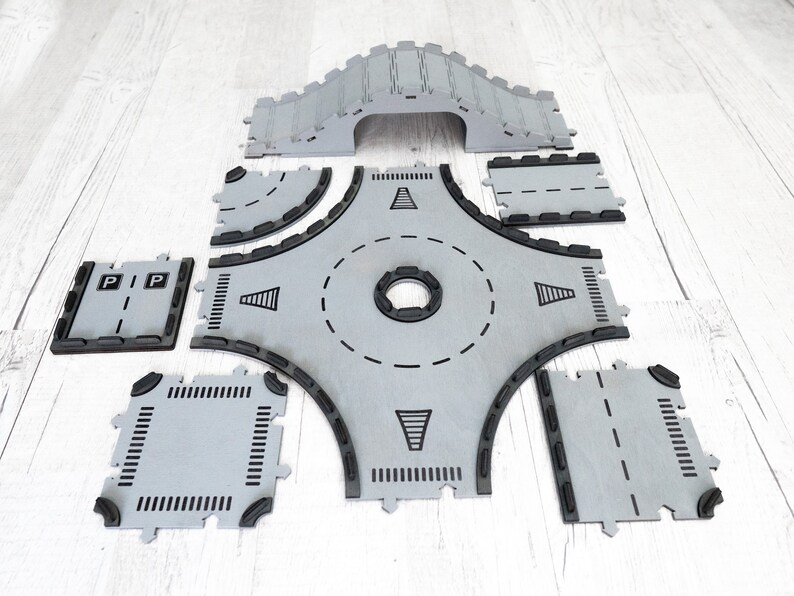 Road Tracks SVG Files for Laser Cutting Car Road Toy - Etsy