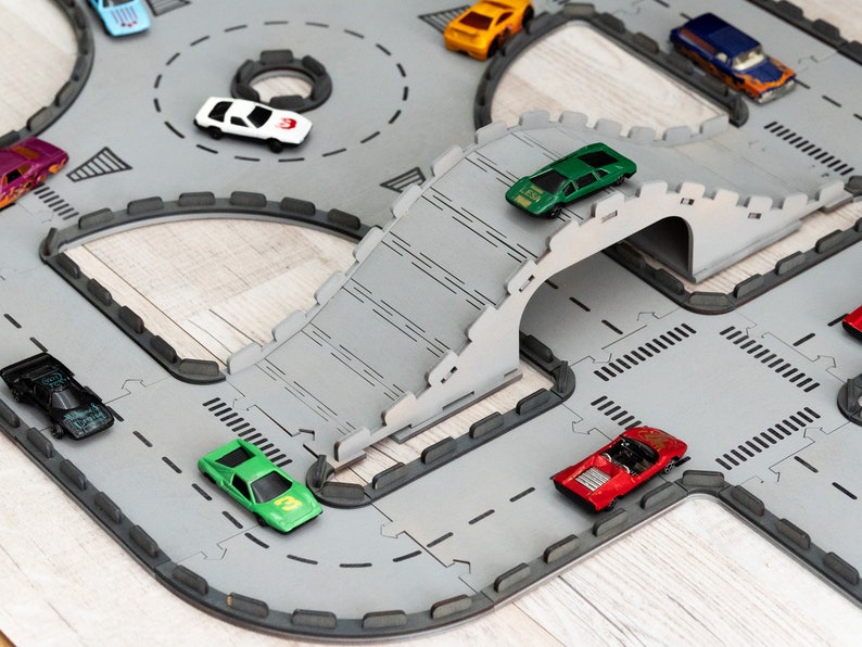 Road Tracks SVG Files for Laser Cutting Car Road Toy - Etsy Australia