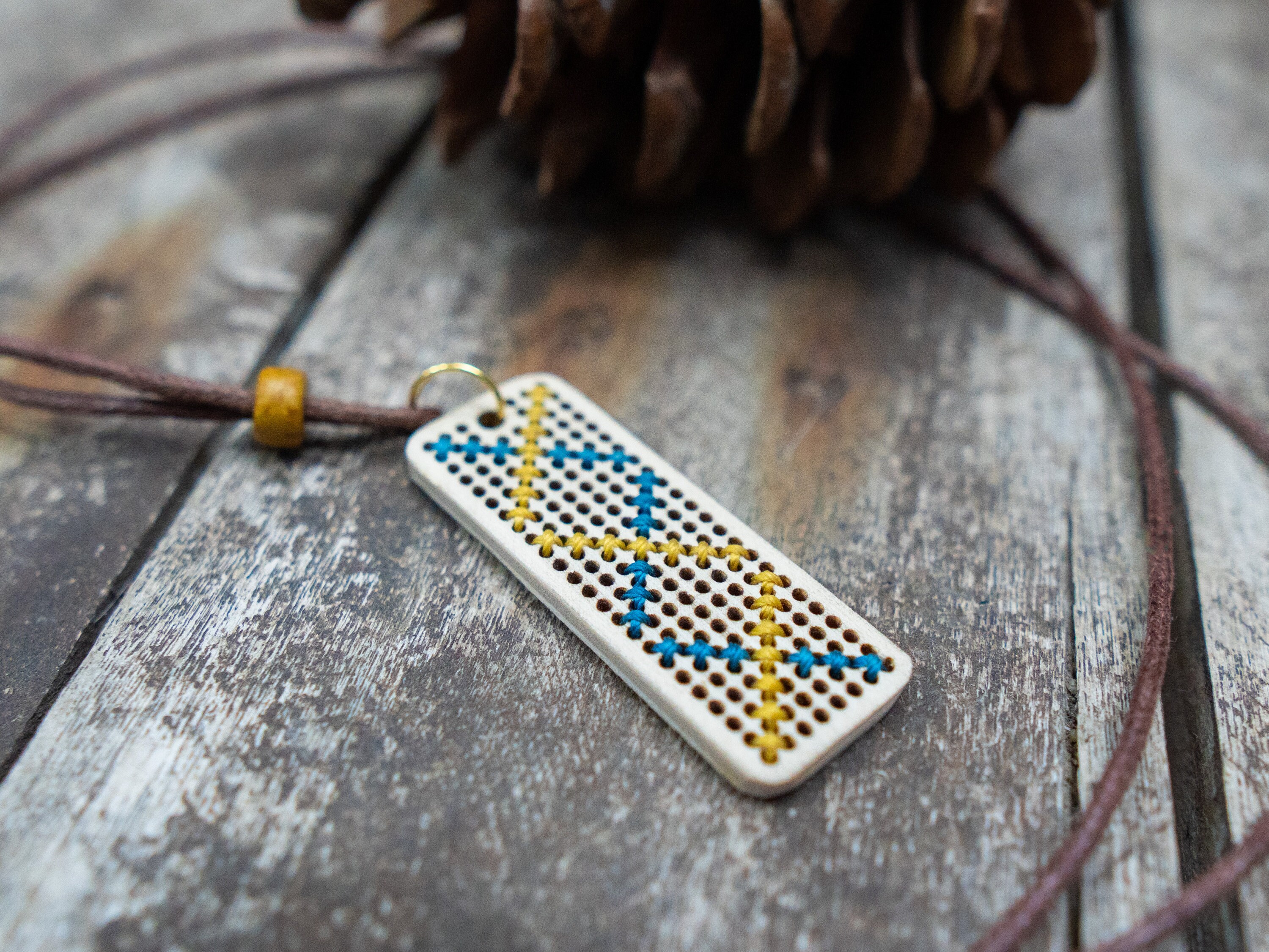 Embroidery Stitch Laser Cut Pendant Earring SVG File Cross - Etsy