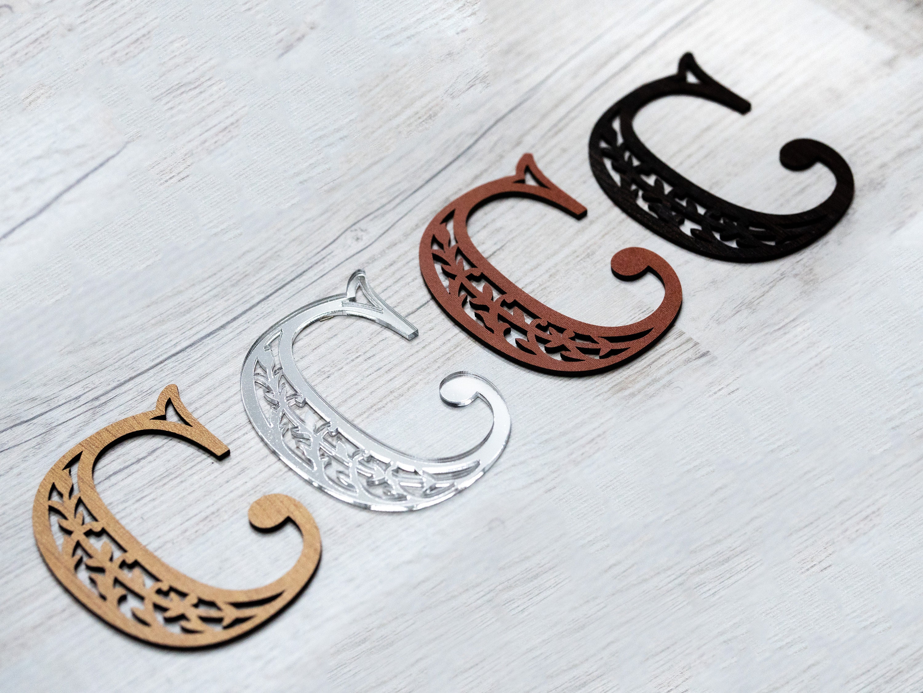 Vintage Letters English and Greek SVG File Wedding Font Digital Cut ...