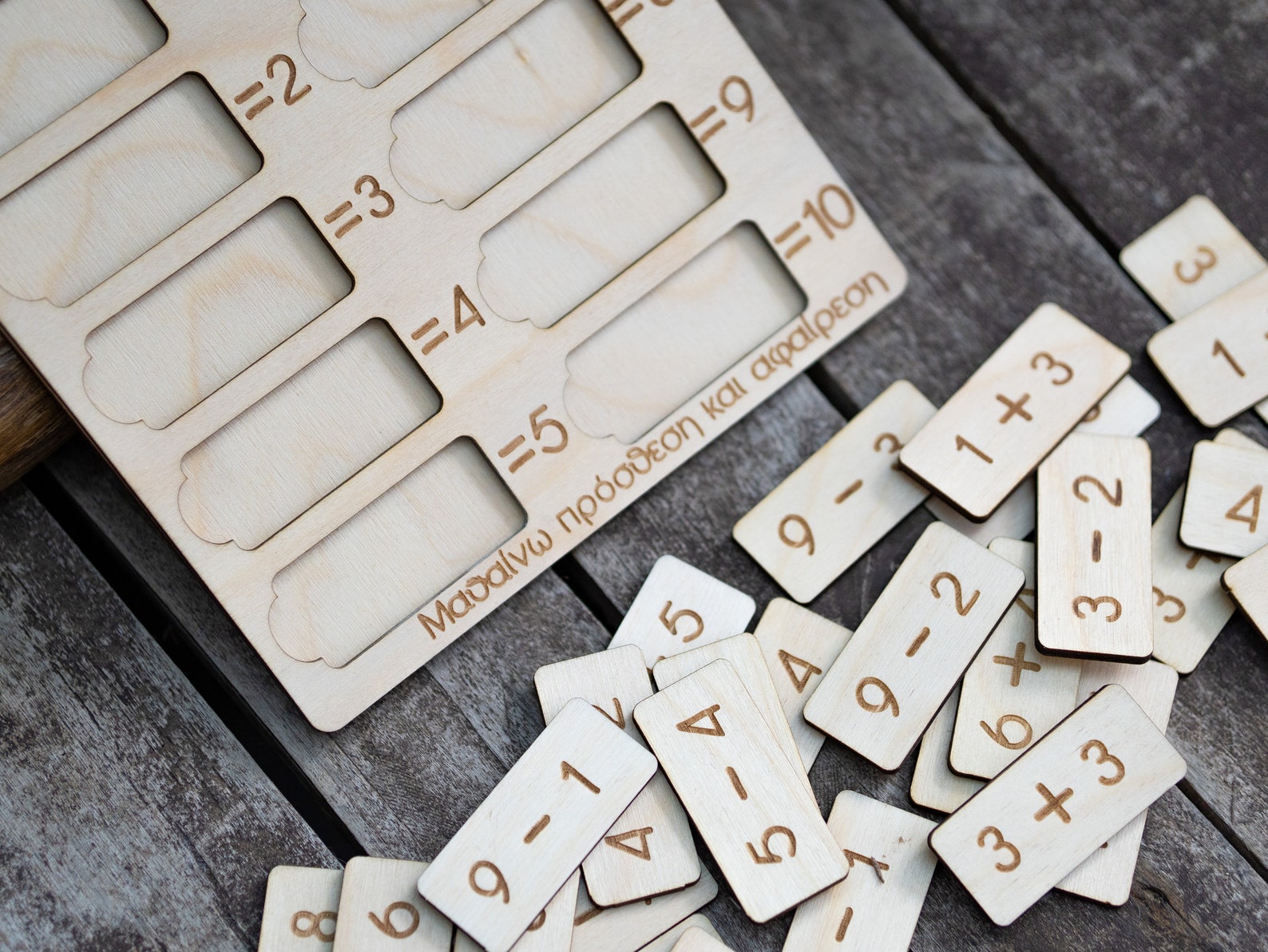 Montessori Learning Math SVG Laser Cut File | Learning Addition and ...