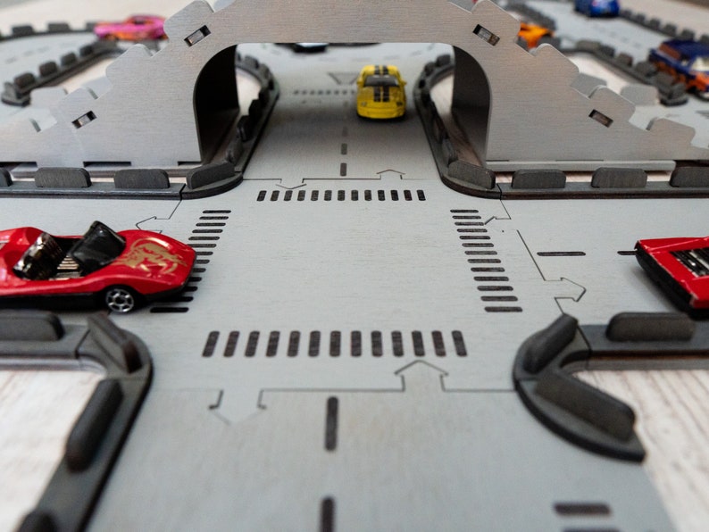 Road Tracks SVG Files for Laser Cutting Car Road Toy - Etsy