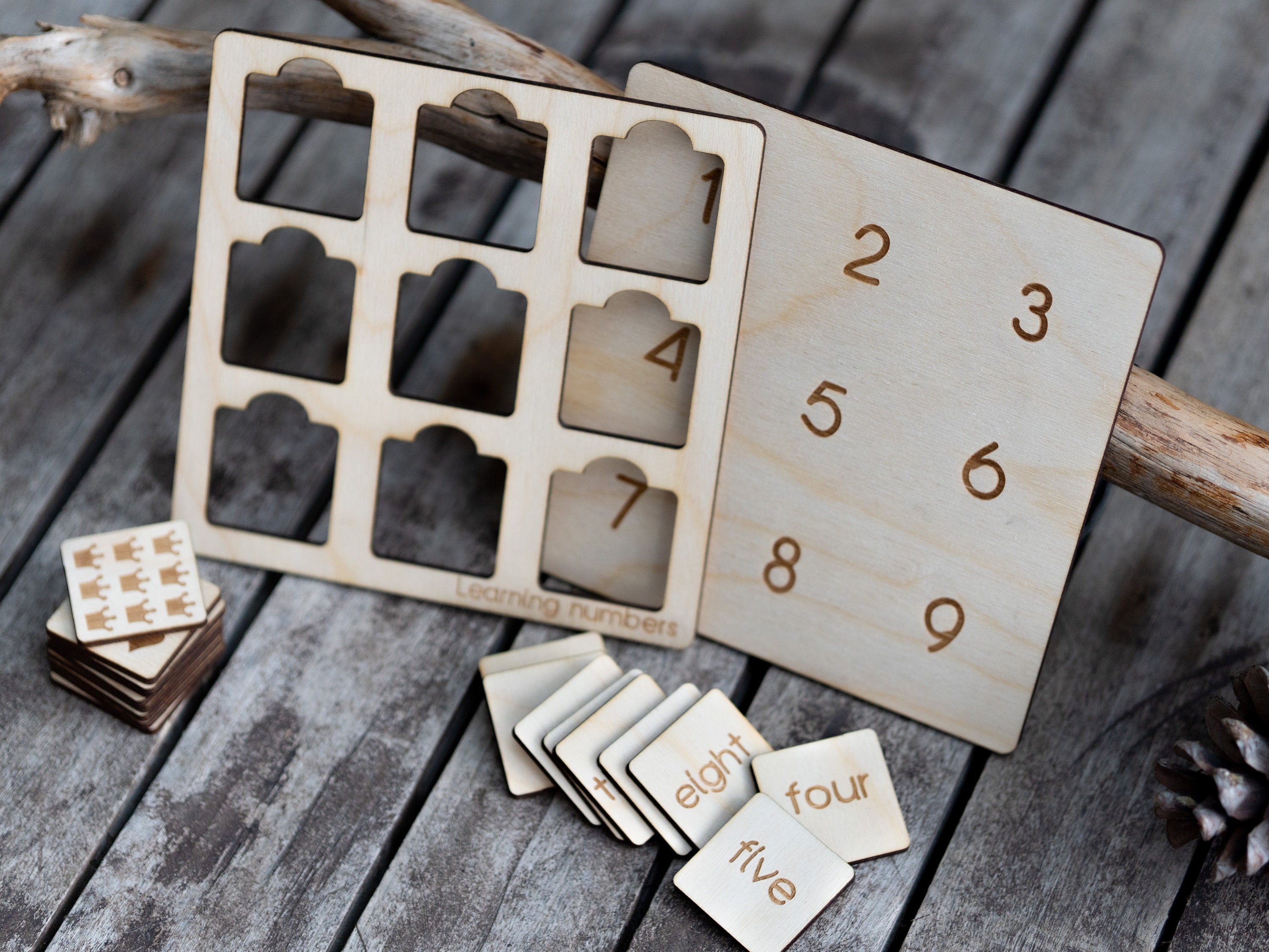 Montessori Learning Numbers SVG Laser Cut File Wooden Laser - Etsy ...