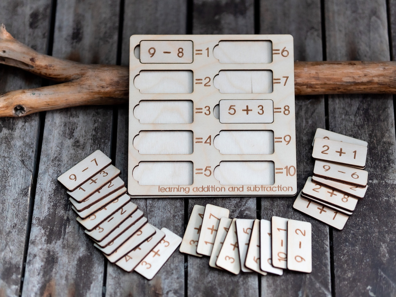 Montessori Learning Math SVG Laser Cut File Learning - Etsy