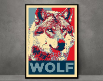 Wolf Hope Poster - Etsy