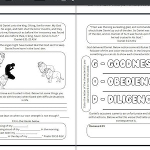 Daniel Bible, Bible Worksheets, Kids Bible Printable, Kids Bible Study ...