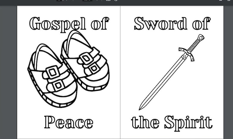 Armor of God, God’s Armor, Ephesians 6, Bible Coloring Pages, Bible ...