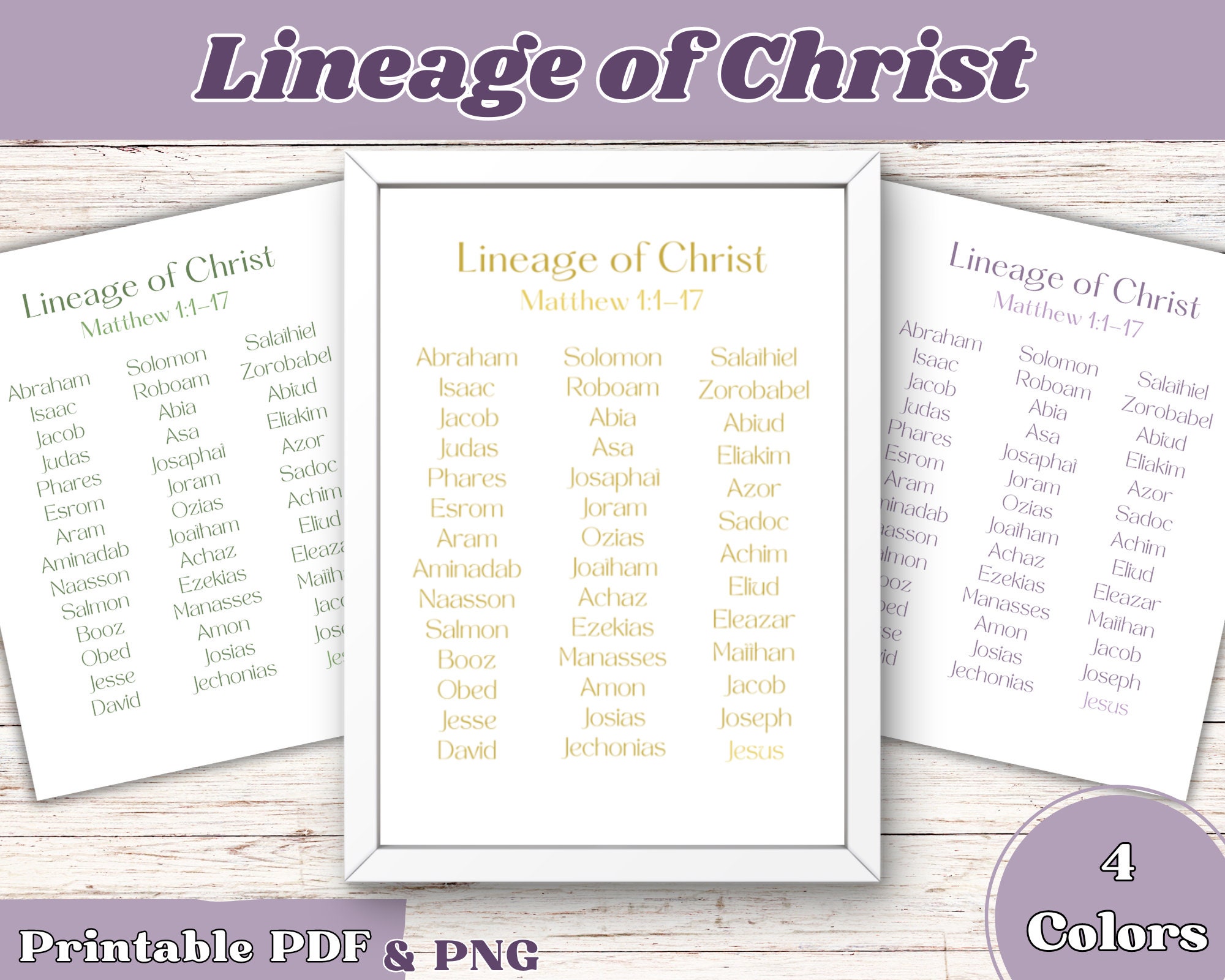 Jesus Family, Genealogy of Jesus, Jesus Printable, Jesus Family Tree ...