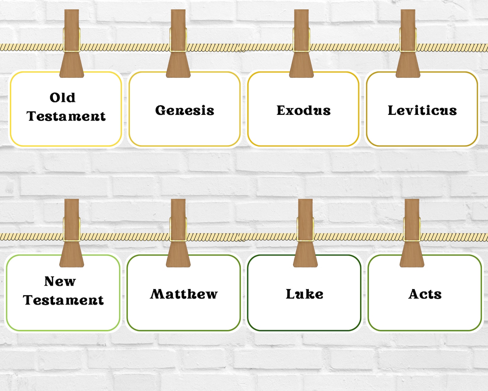 Books of the Bible Flashcards, Books of Bible Cards for Kids, Kids ...