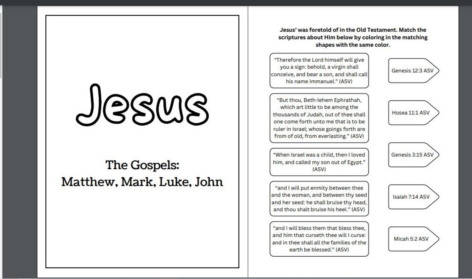 Life of Jesus, Bible Worksheets, Jesus Printable, Kids Bible Study ...