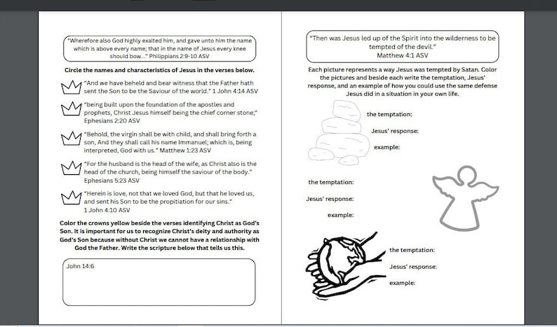 Life of Jesus, Bible Worksheets, Jesus Printable, Kids Bible Study ...