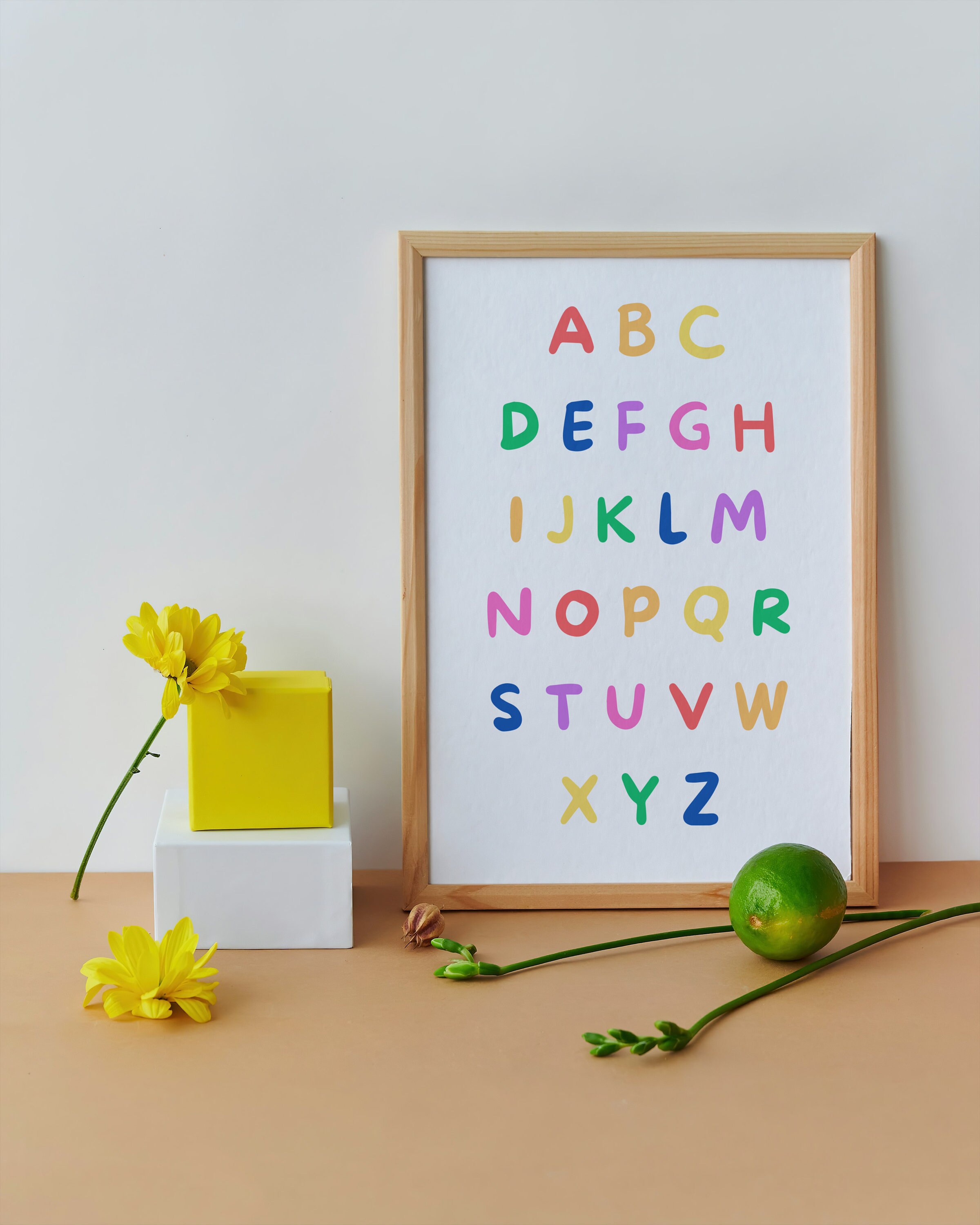 Alphabet Poster, Kids Alphabet Poster, ABC Poster, Abcs Poster, Abcs ...