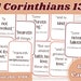 1 Corinthians 13, Bible Flashcards, Corinthians, Corinthians 13, Bible ...