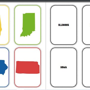 50 States, 50 US States, 50 States for Kids, US Geography, Kids ...