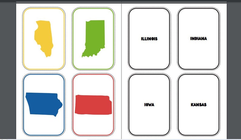 50 States, 50 US States, 50 States for Kids, US Geography, Kids ...