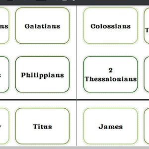 Books of the Bible Flashcards, Books of Bible Cards for Kids, Kids ...