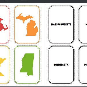 50 States, 50 US States, 50 States for Kids, US Geography, Kids ...