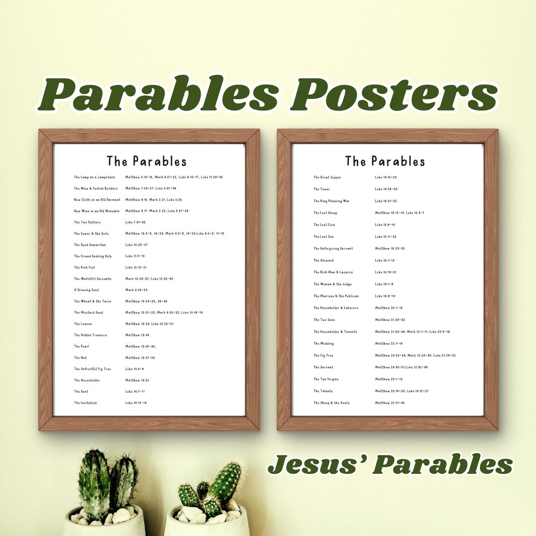 Parables, Parables of Jesus, Jesus Parables, Jesus Printable, Jesus ...