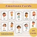 Emotions Flashcards, Feelings Flashcards, Emotions Cards, Feelings ...