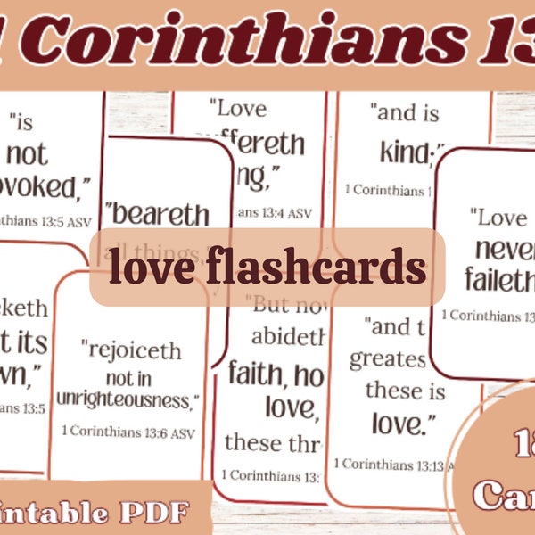 1 Corinthians 13 - Etsy