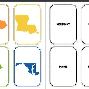 50 States, 50 US States, 50 States for Kids, US Geography, Kids ...