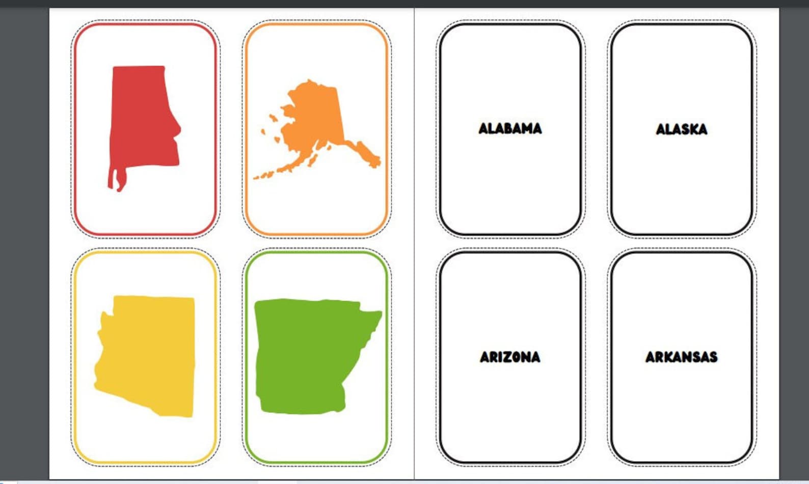 50 States, 50 US States, 50 States for Kids, US Geography, Kids ...